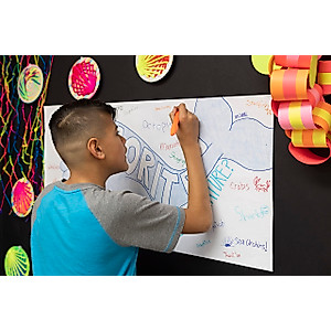 Prang (Formerly Art Street) Art & Easel Roll, White, 18" x 75', 1 Roll