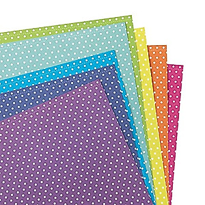 Colorbok Cardstock Paper Pad, 12" x 12", Bright Spots
