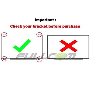 FULLCOM New LCD Replacement Screen 15.6 Inch N156BGE-E41 HD 1366x768 30 Pin Glossy for Laptop/Display/Screen/LCD Application