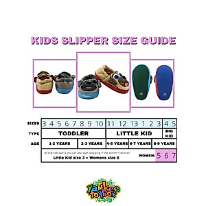 Disney Puppy Dog Pals Bingo Rolly Toddler Plush Aline Slippers with 3D Face (Gray/Tan, 7-8 M US Toddler)