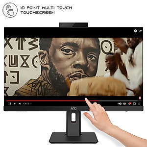 Gaming All in one PC 24 Inch FHD Touchscreen, MTG Yama, Intel Core i5 10th Gen, 16GB RAM, 1TB NVME, AMD RX 550 4GB DDR5 Graphics, Webcam, DVD RW, RGB Combo, Windows 11 Home