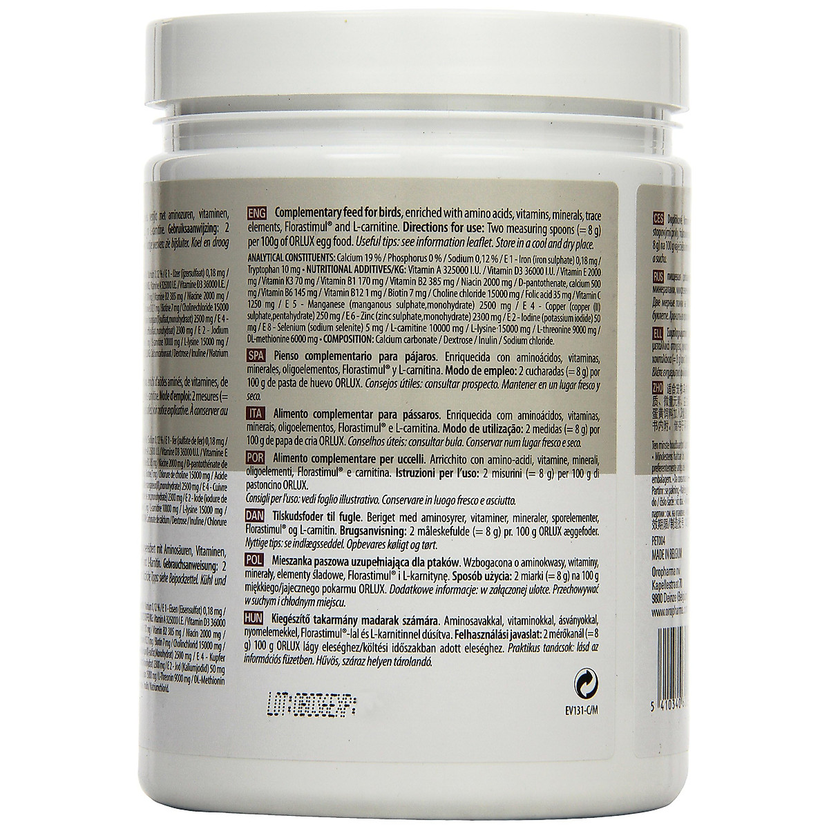 Oropharma - Complement Oiseaux - Opti Breed - 500 G