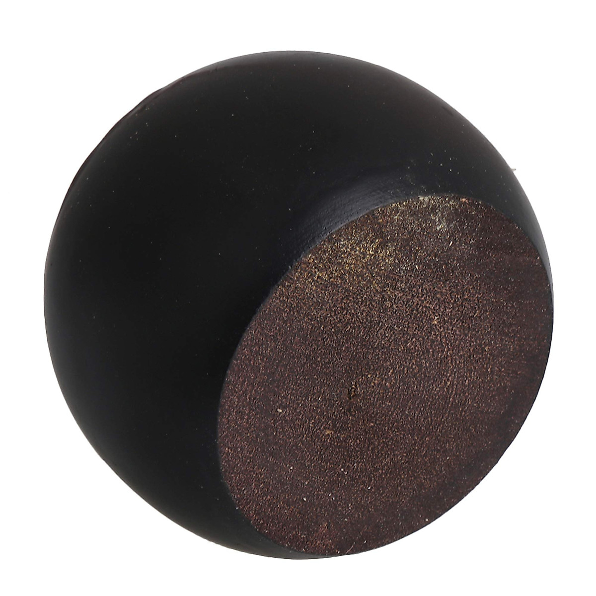 4pcs 40mm Height Brown Eucalyptus Wood Round Bun Furniture Feet Sofa Cabinet Couch Legs