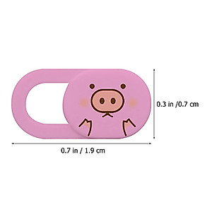 SOLUSTRE 3Pcs Camera Cover Phone Webcam Cover Black Slides Camera Shield Cover Black Webcam Cover Webcam Blocker Computer Webcam Cover Webcam Privacy Cover Computer Tablet abs Flat Lens