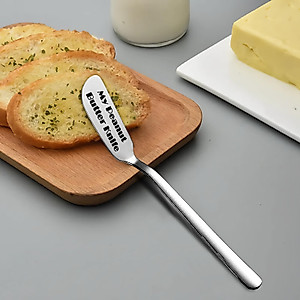 Odoor Fan My Peanut Butter Knife Funny Butter Knife, Personalized Engraved Peanut Butter Spreader Cheese Knives, Novelty Anniversary Christmas Gifts for Sandwich Bread Toast Butter Lover