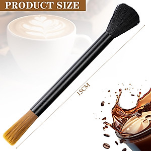 Acooruiteng Coffee Grinder Cleaning Brush Dusting Espresso Brush Accessories Cleaner Barista Brush Machine Cleaning Brush Cleaning Tool for Bean Grain Coffee Tool Barista Home Kitchen