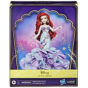 Disney Princess Style Series Ariel Fashion Doll, Deluxe Collector Doll with Accessories, The Little Mermaid Toy for Kids Ages 6 and Up