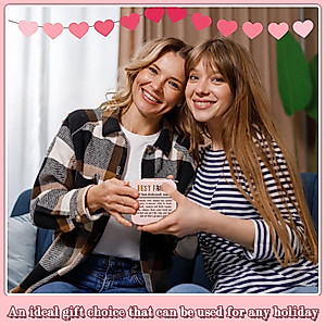 GevGuxLuo Bestie Gifts for Women, Small Jewelry Case Jewelry Box Organizer Travel Essentials for Teen Girls, Bestie Friendship Gifts for Women Friends, Best Friend Birthday Gift