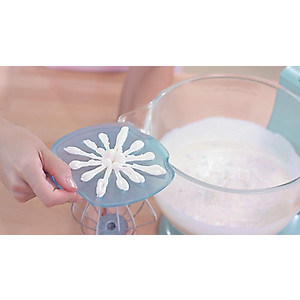 Whisk Wiper® PRO compatible with KitchenAid Bowl-Lift Stand Mixers - Mix Without The Mess - The Ultimate Stand Mixer Accessory - Only Compatible With 6-Wire Whisks (Color: Clear)