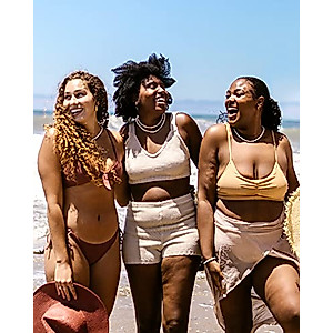 Wowshow Shell Necklace, Puka Shell Necklace for Men Women Seashell Choker Necklace Smooth Shell Chip Summer Necklace 14 Inches