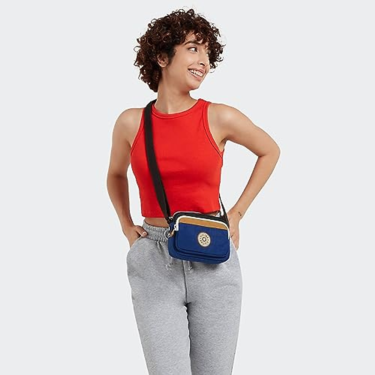 Kipling Sisko Crossbody Bag Bla Blue Beige