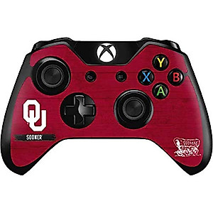 Skinit Decal Gaming Skin compatible with Xbox One Controller - Officially Licensed College Oklahoma Sooners Design