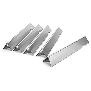 DELSbbq 66032 67095 66795 Flavorizer Bars for Weber Genesis II 300 Series, Replacement Part for Weber Genesis II E-310 E-330 E-335 S-310 LX E-340 Gas Grill, Stainless Steel