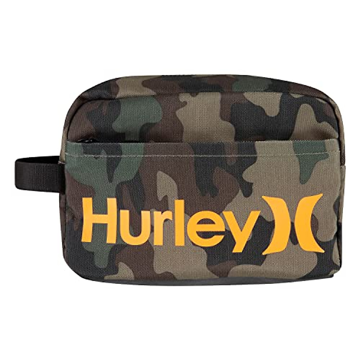 Hurley Kids' One and Only Small Items Travel Dopp Kit, Camo Green, Size
