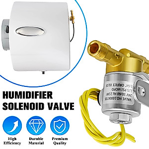 4040 Solenoid Valve for Aprilaire Humidifier - Funmit 24 Volt Brass Humidifier Water Solenoid Valve Fit for 400 400M 500 500M 600 600M 558 550A 550 568 560 560A 700 700M 768 760A 760