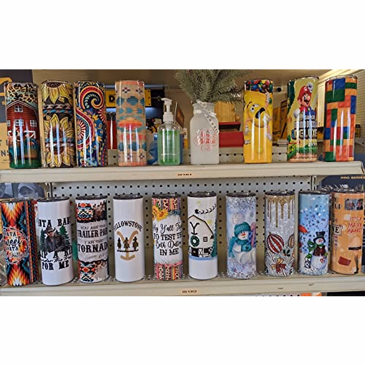 Case of 24pk Stainless Steel Sublimation Tumblers Straight Skinny Blank Mugs With Lids And Straw +Rubber mat (20oz)