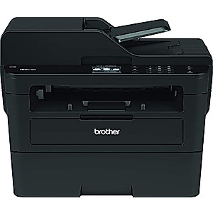 Brother L-2730DW Compact Monochrome All-in-One Laser Printer I Print Copy Scan Fax I Wireless I Mobile Printing I Auto 2-Sided Printing I ADF I 2.7" Touchscreen I Print Up to 36 ppm + Printer Cable