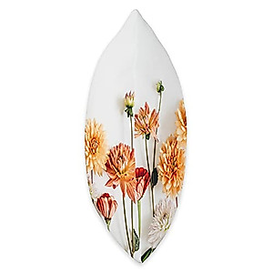 Beautiful Gardens and Floral Vibe Designs Dahlia Cut Flowers Nature Scape Minimal Throw Pillow, 18x18, Multicolor