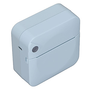 Wisoqu Pocket Printer, 200DPI Mini Thermal Printer Rechargeable Portable Photo Printer for Study Home Office, Builtin 800mah Lithium Battery (Blue)