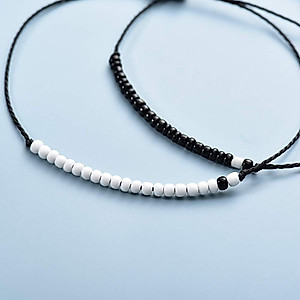 Men Valentines Day Gifts for Him Husband friend Relationship Distance Matching Bracelets for Couples Gifts Best Friends His and Hers Pinky Promise Bracelet for Teens Women Mens