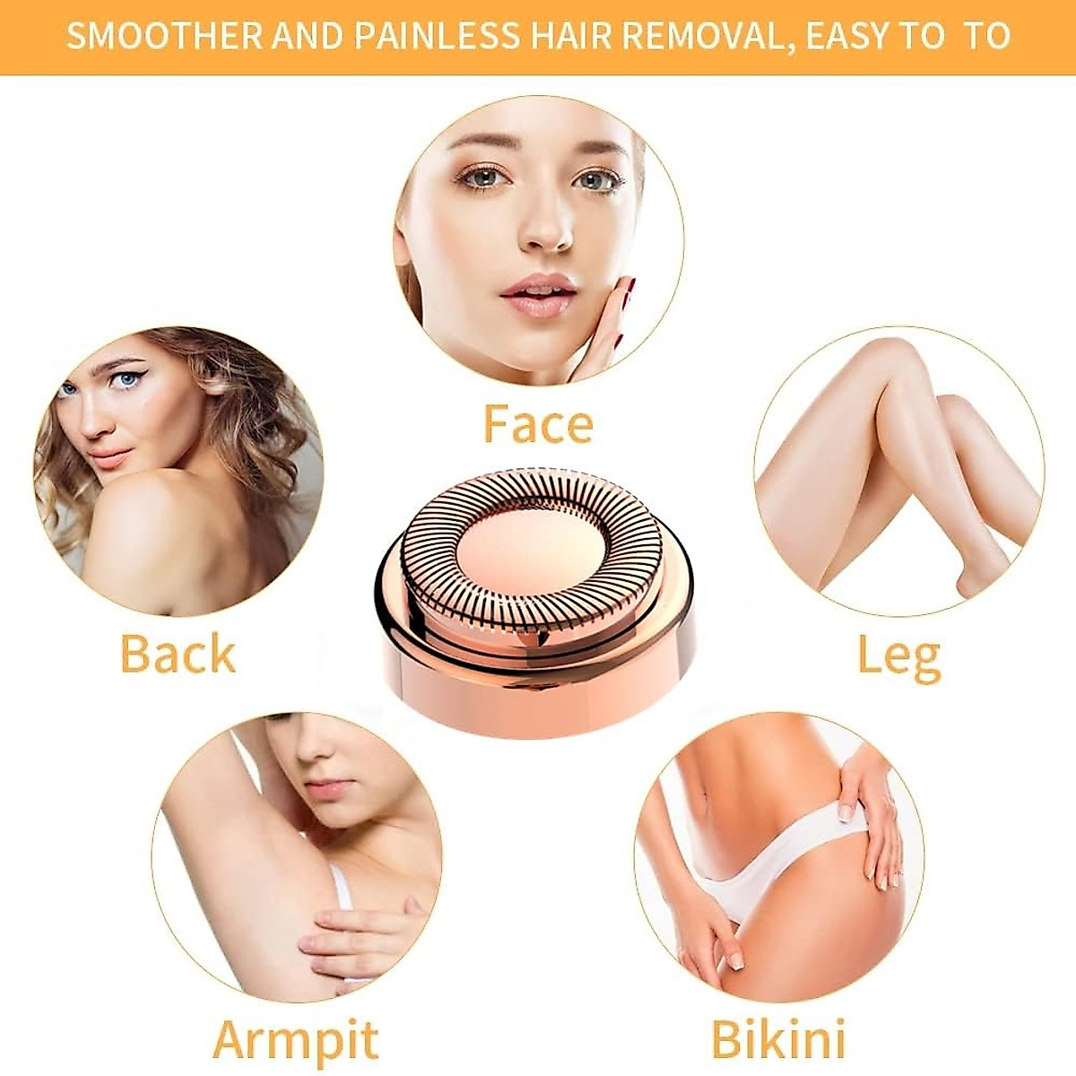 For Flawless Hair Remover 8pcs Replacement Heads Count Replacing Blades Cleaning(8PCS, GEN 1)