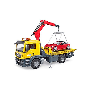 Bruder 03750 Man TGS Tow Truck Roadster and Light and Sound Module