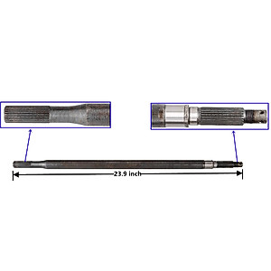 Dr.Acces Golf Cart EZGO TXT Rear Splined Axle Shaft Fits EZGO TXT/Medalist 1994-2013 Electric Replace#20377G11/20377G12 (Driver Side)