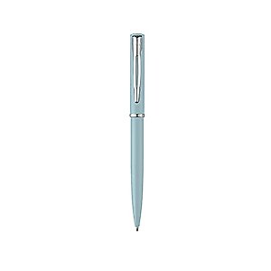 Waterman Allure Ballpoint Pen | Baby Blue Matte Lacquer with Chrome Trim | Medium Point | Blue Ink | With Gift Box