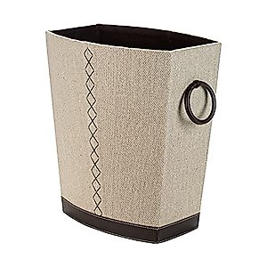 Organize It All Multi-Purpose Basket | Dimensions: 8" x 13.5" x 12" | Open Top | Great Storage | Home Organization | Handles for Easy Movement | Great for Office | Living Room | Beige