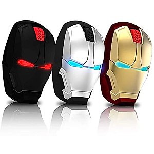 WFB Ergonomic Wireless Computer Mouse for Kids, 2.4 G Portable Noiseless Mouse Optical Mice with USB Receiver for Notebook PC Laptop Computer Mac Book (Black)