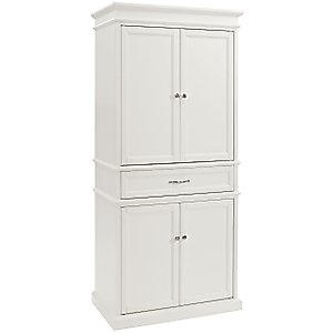Crosley Furniture Parsons Pantry Cabinet, White