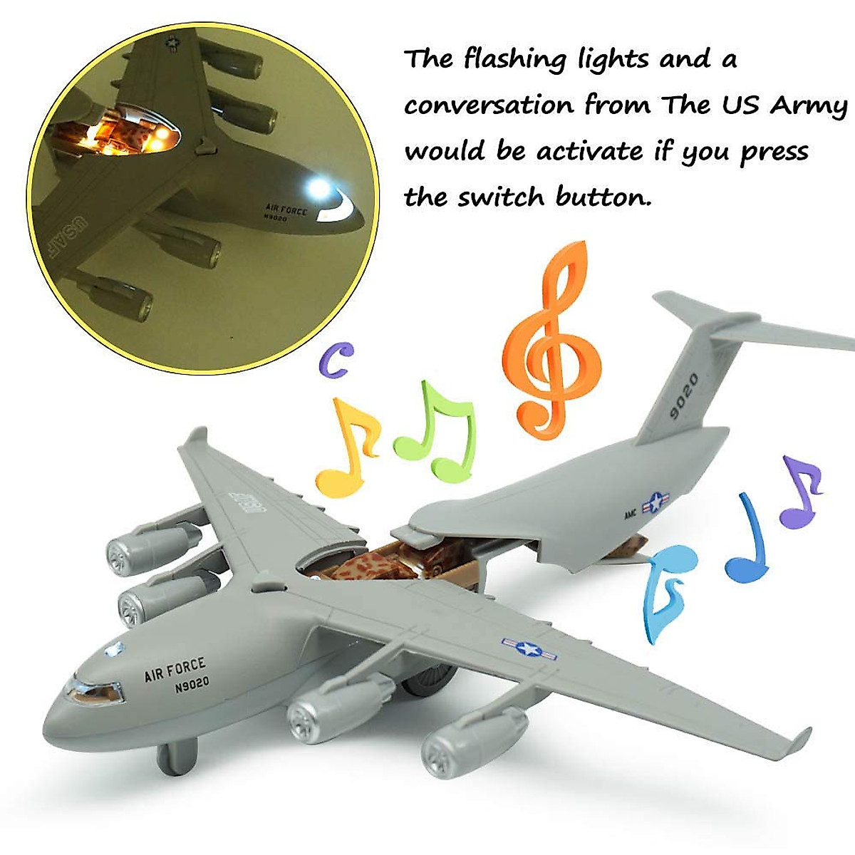 CORPER TOYS Diecast Plane Metal Pull-Back Aircraft Toys Air Plane Model for Kids Boy Birthday