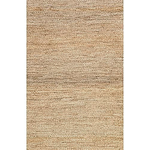 nuLOOM Hailey Hand Woven Jute Area Rug, 8x10, Natural