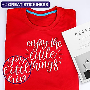 CAREGY 2Rolls 12" x 20ft HTV Vinyl Rolls Black and White Set Heat Transfer Vinyl for T-Shirts Iron on Vinyl Easy to Cut Weed for DIY Heat Vinyl (12" x 20ft Each Roll)