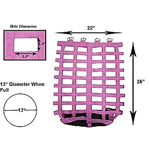 Derby Originals Go Around Slow Feeder Horse Hay Bag with 6 Month Warranty