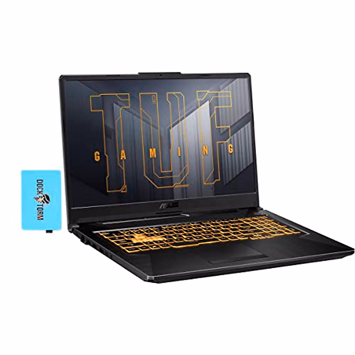 ASUS TUF A17 17.3" 144Hz FHD IPS Gaming Laptop (AMD Ryzen 7 4800H 8-Core, 32GB RAM, 1TB PCIe SSD, GeForce RTX 3050 4GB, Backlit KB, WiFi 6, BT 5.2, RJ-45, Webcam, Win 10 Pro) w/Hub