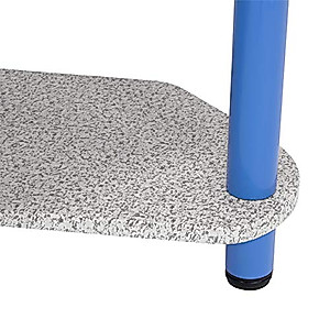 Calico Designs Study Corner Desk, Blue 46"W x 23.5"D x 42.25"H