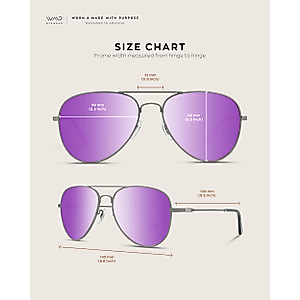 WearMe Pro - Polarized Pilot Style Classic Aviator Sunglasses (Brown Frame/Gradient Brown Lens)