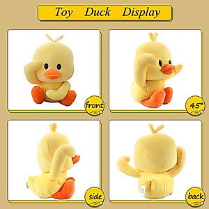 AIXINI 11.8inch Plush Duck Stuffed Animal Soft Toys Yellow Duckling Duckie Stuff, Funny Cuddly Gifts