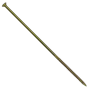 Jake Sales #14 x 8 Bronze Coated Multipurpose Wood Screw Torx/Star Drive Flat Head (1 Pound - 19 Approx. Screw Count) Exterior Coated - ACQ Compatible Wood Screws