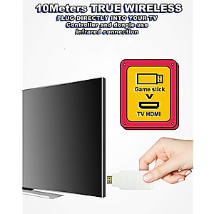 AOXIAOAI Mini TV HDMI Game Console 2.4g Wireless Handheld Video Game Build in 638 Classic 8 Bit Game Mini Console