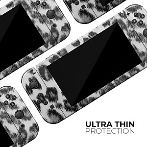 Design Skinz - Compatible with Nintendo Switch Lite - Skin Decal Protective Scratch-Resistant Removable Vinyl Wrap Cover - Real Snow Leopard Hide