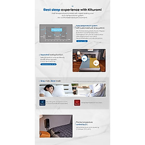 Kiturami Ondol Heating Mat Topper KDMU (KDMU-951, Single)