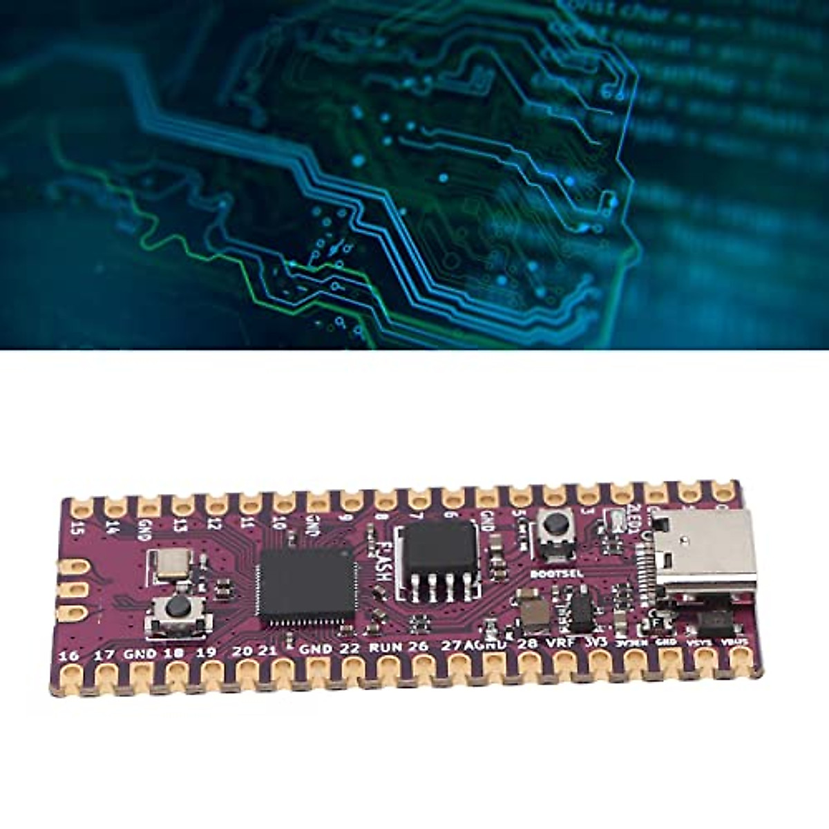 Microcontroller Board with a Flexible Digital Interface,Dual Core 264KB ARM Cortex M0 Processor Extensive Interfaces Low Power Consumption Flexible Microcontroller Module