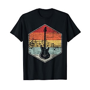 Retro Bass Guitar T-Shirt