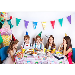 3PCS Ice Cream Foil Balloons Party Supplies For Baby Shower and Children's Birthday Party Decorations 37Inches