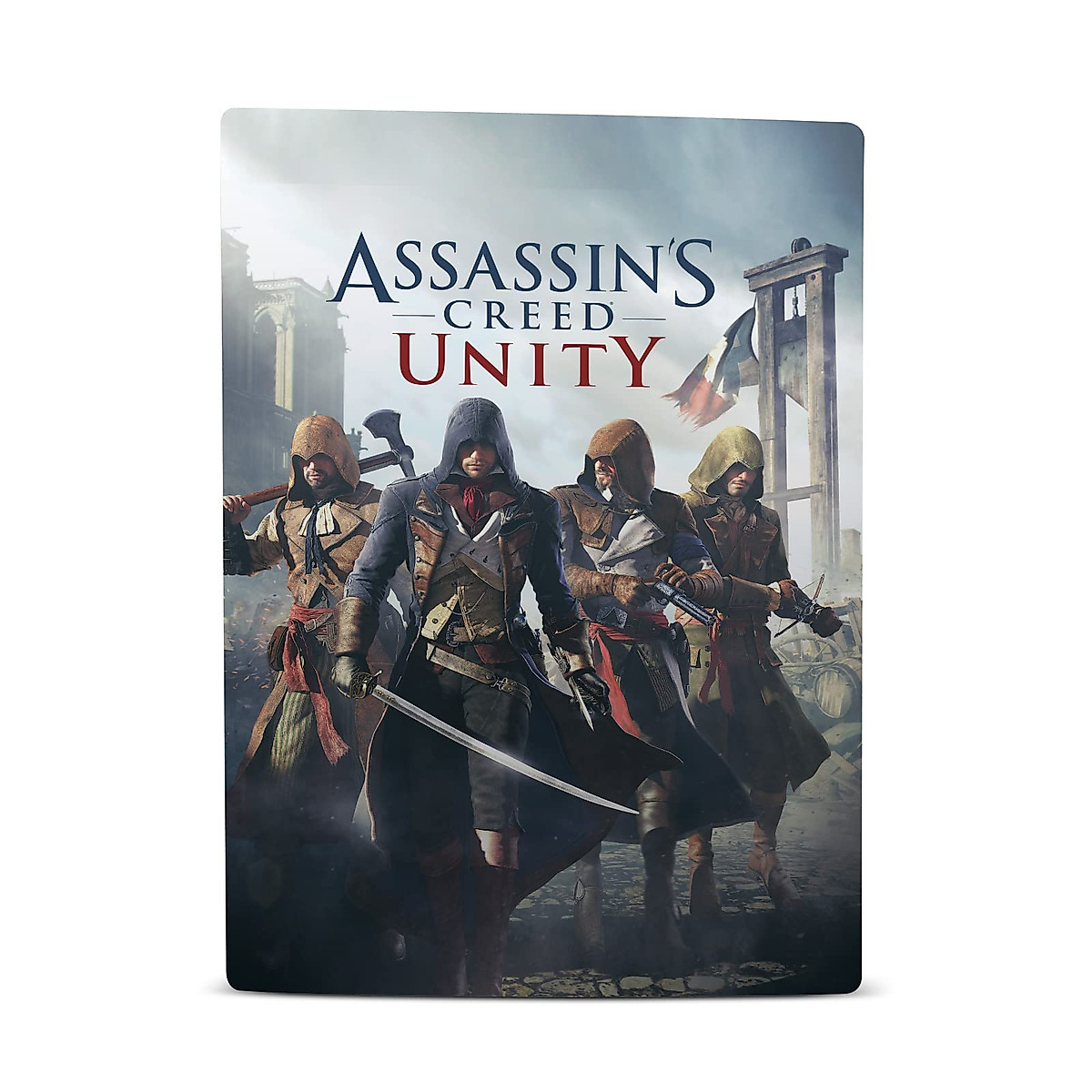 Head Case Designs Officially Licensed Assassin's Creed Game Cover Unity Key Art Matte Vinyl Faceplate Sticker Gaming Skin Decal Cover Compatible With Sony PlayStation 5 PS5 Digital Edition Console