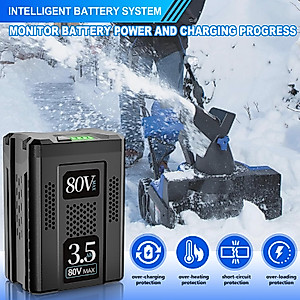 NEPOWILL 80V 3.5Ah Replacement Battery for Kobalt 80v Battery KB2580-06 KB580-06 KB680-06 KB280-06, Rechargeable Lithium Ion Battery for Kobalt 80V Cordless Power Tools