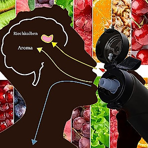 MEETDUMPL Compatible with air up water bottle with flavor pods，Compatible with air up water bottle,Compatible with airup ，Compatible with air up bottle Suitable Gym, Running, Outdoor Sports (Whiskey)