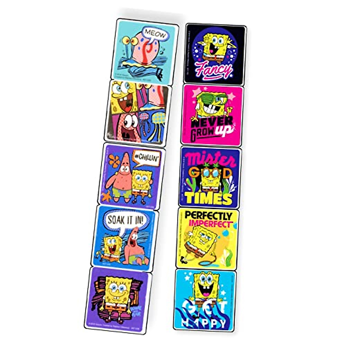 Spongebob Squarepants Stickers Activity Set- Bundle Includes Spongebob Coloring Book, Spongebob Stickers, and Door Hanger Craft, with Thank You Card to Color and Mail